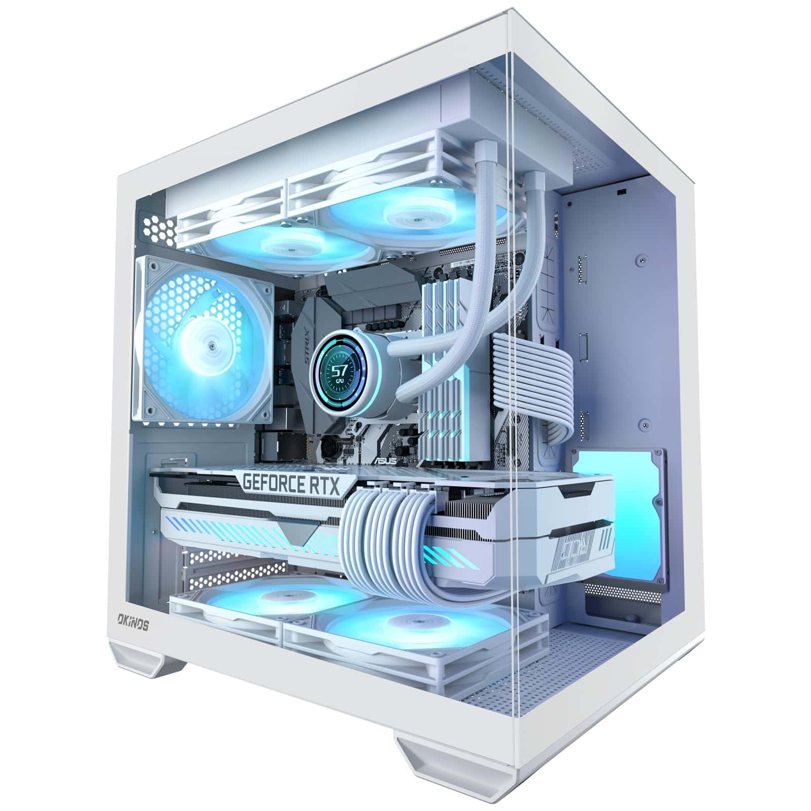 Gabinete para PC MATX Okinos, Soporte Superior para – Lapson México