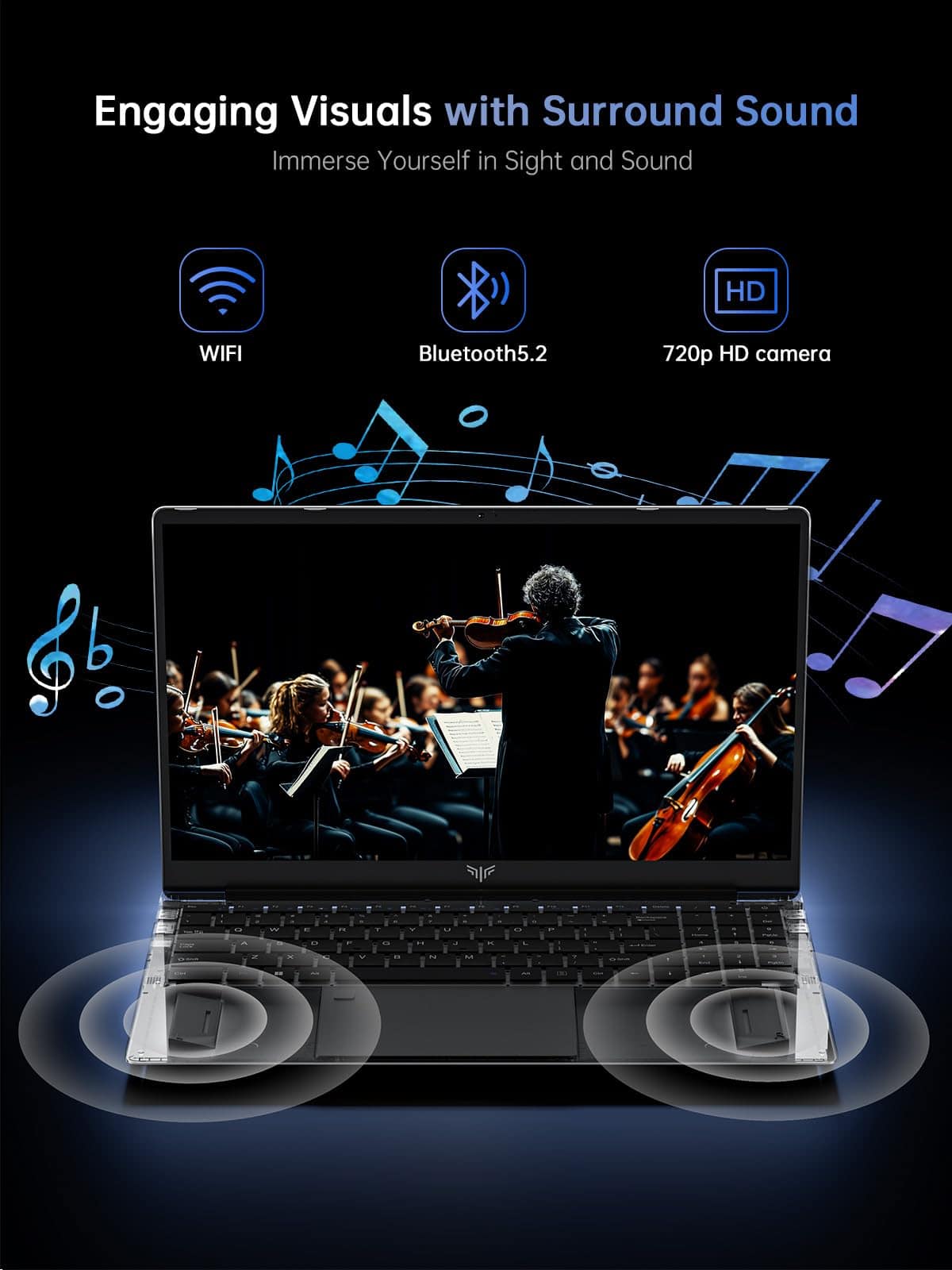 Laptop KAIGERR AX15 15.6″ N97 16GB 512GB SSD Win 11H – Lapson México