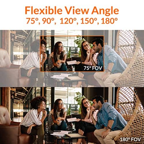Cámara web panorámica 4K Innex C830 Pro Visión de 180° a 75° – Lapson ...