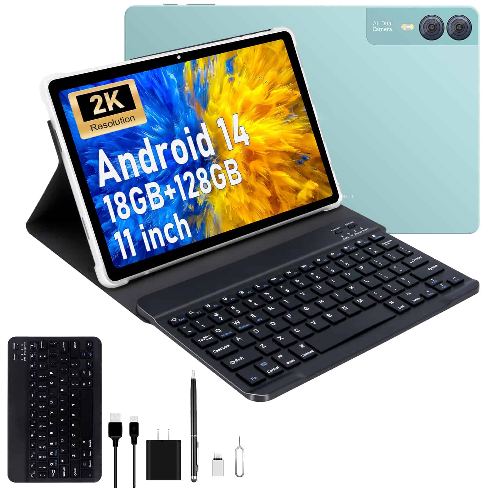 Tablet de última generación 2025 de 11 pulgadas con teclado – Lapson México